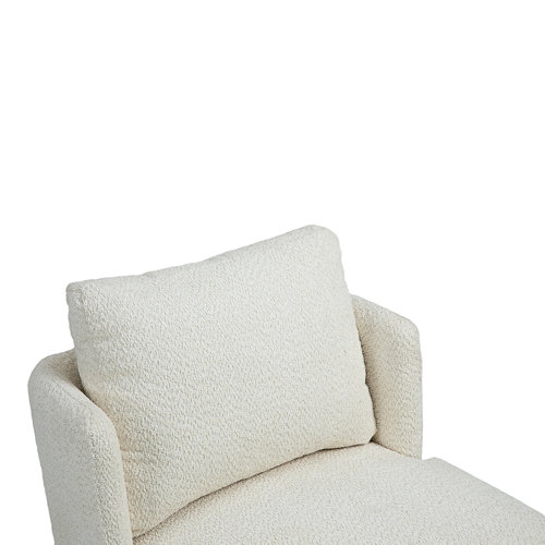 Latitude Run® Tumi 24.41" Wide Swivel Barrel Chair, Accent Chair, Sofa Chair for Living Room ...